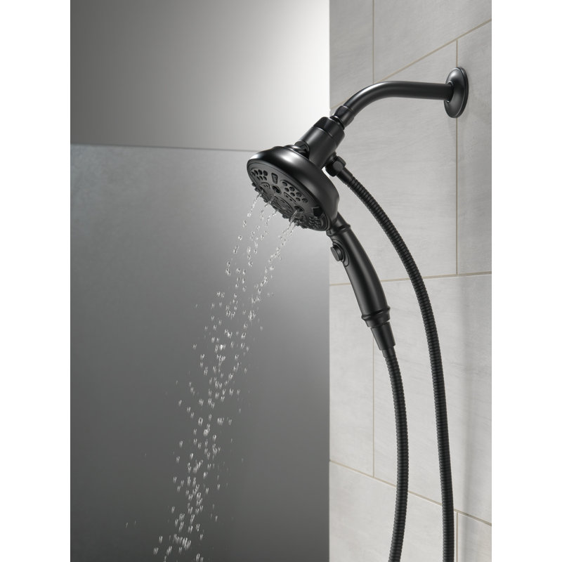 Delta Suredock 7 Setting Full Handheld Shower Head With H2okinetic